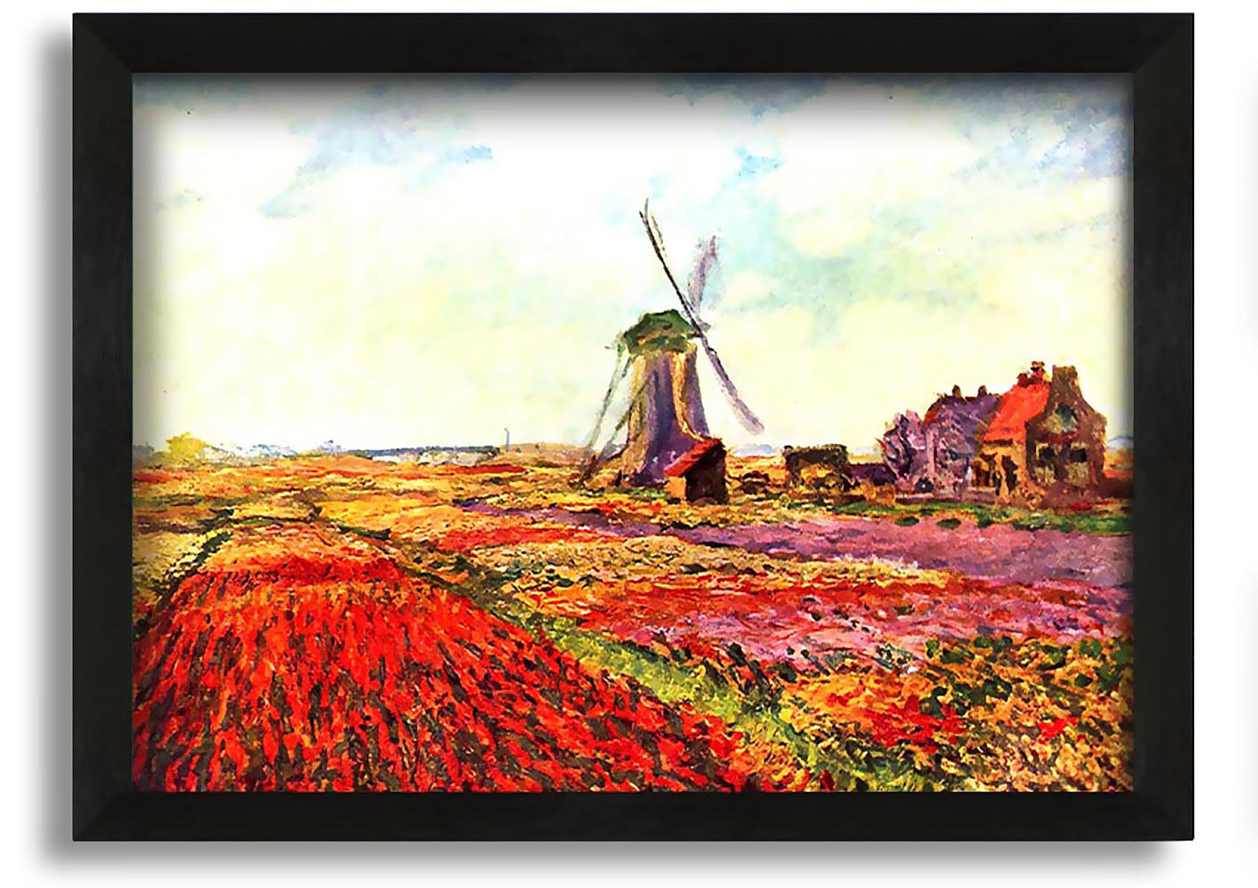 Brambly Cottage Claude Monet Tulips of Holland Framed Print by Claude ...