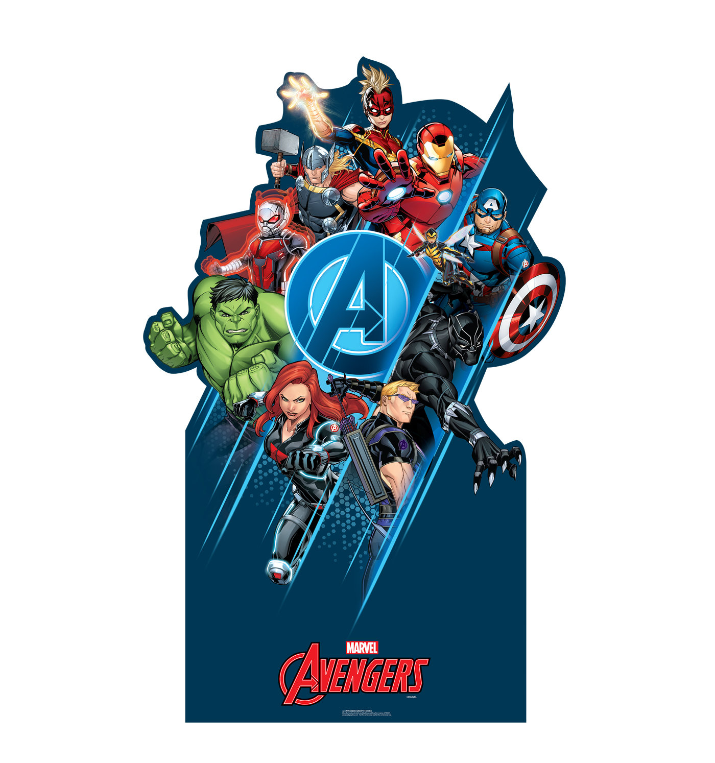 Advanced Graphics Avengers Classic Group Standee Cardboard Standup ...
