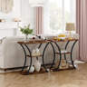 17 Stories 3-Tier Rustic Console Table With Open Wood Shelves For ...