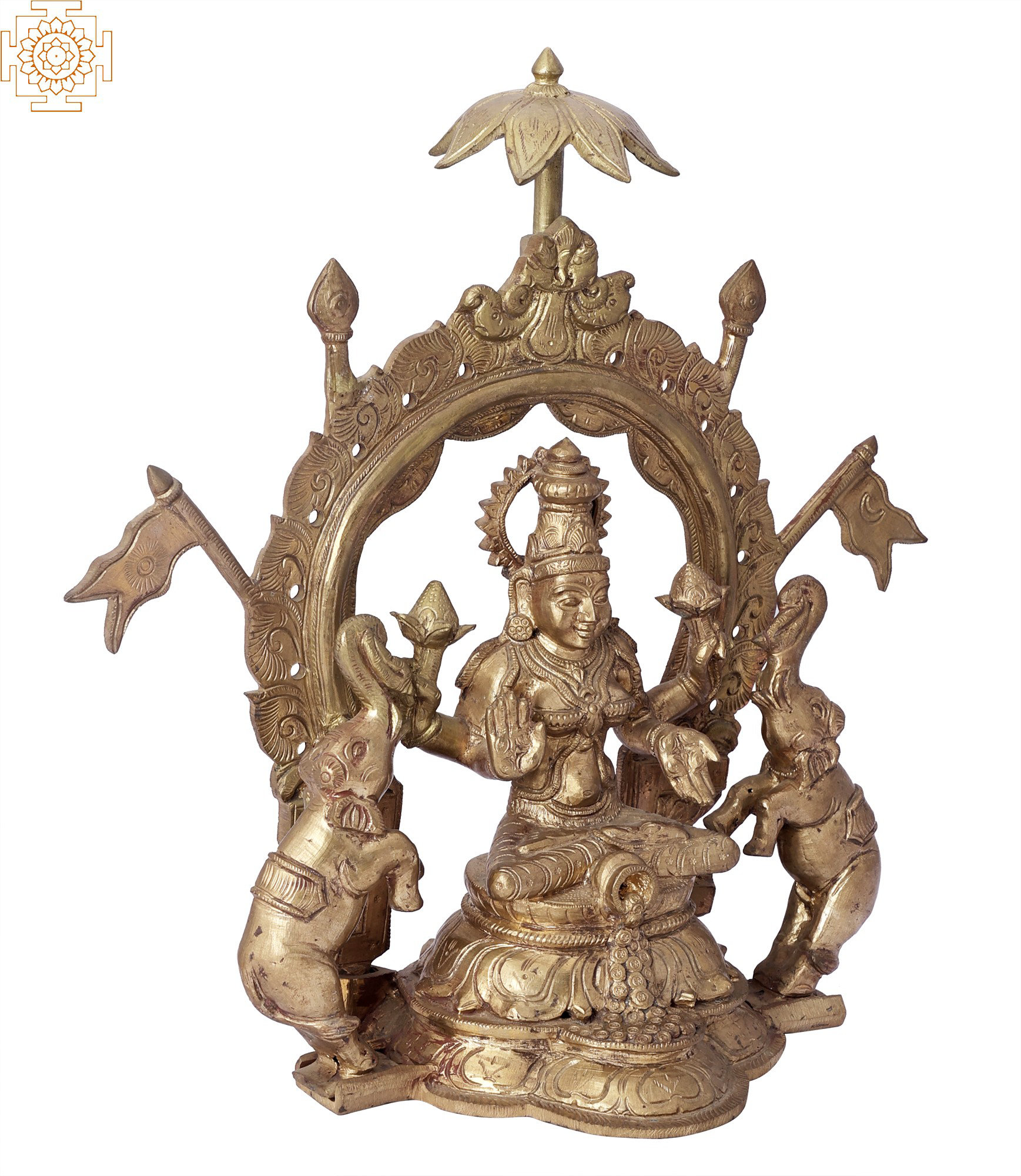 Exotic India Gaja Lakshmi Statue - Wayfair Canada