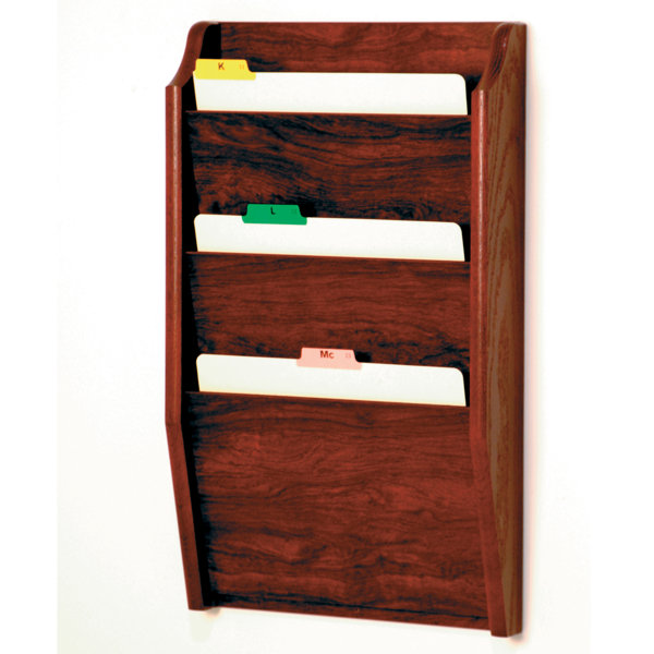 Wooden Mallet Wood Flat Files Wall Mount File Holder & Reviews | Wayfair