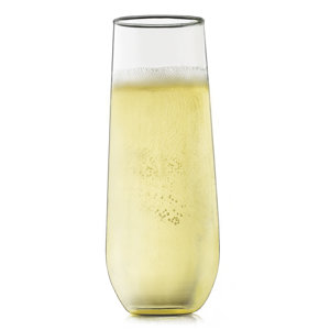 Libbey Stemless Champagne Flute Glasses, 9 oz. & Reviews | Wayfair