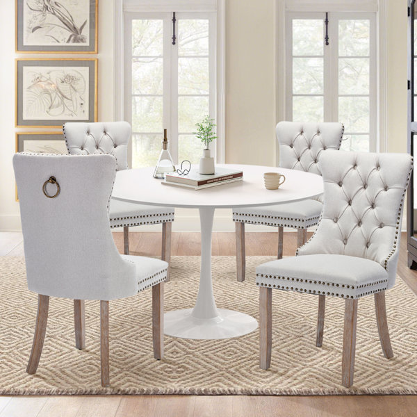 House of Hampton® Round Dining Table Sets With 4 Chairs & Reviews ...