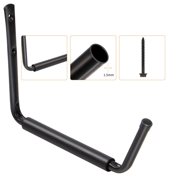 True & Tidy Heavy Duty Steel Hooks 4 PC | Wayfair