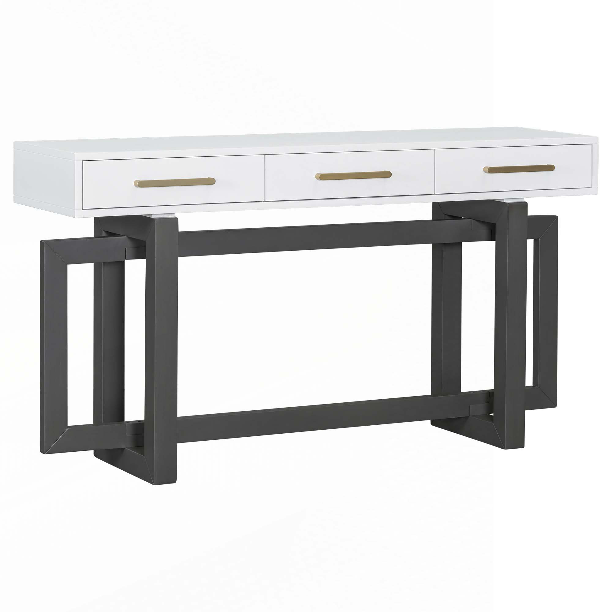 Ebern Designs 3-Drawers Console Table for Entryway, Hallway, Living ...