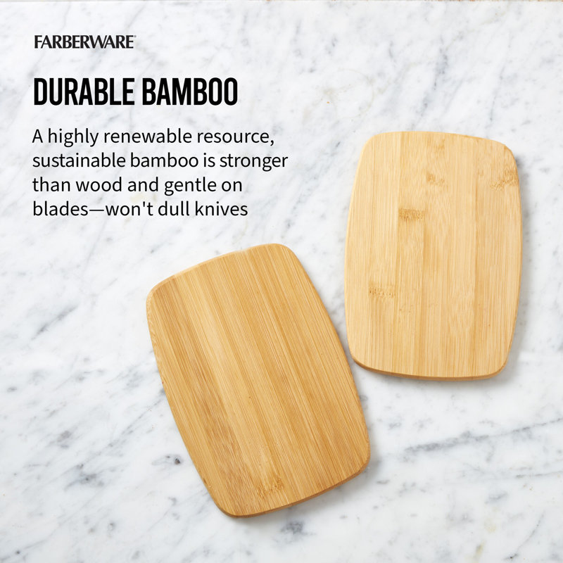 Farberware 4-piece Kitchen Reversible Chopping Boards For Meal Prep And ...