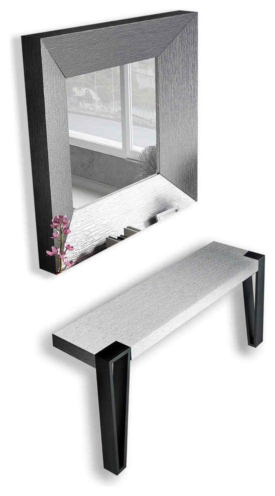 Hispania Home Saphire Console Table and Mirror Set | Wayfair