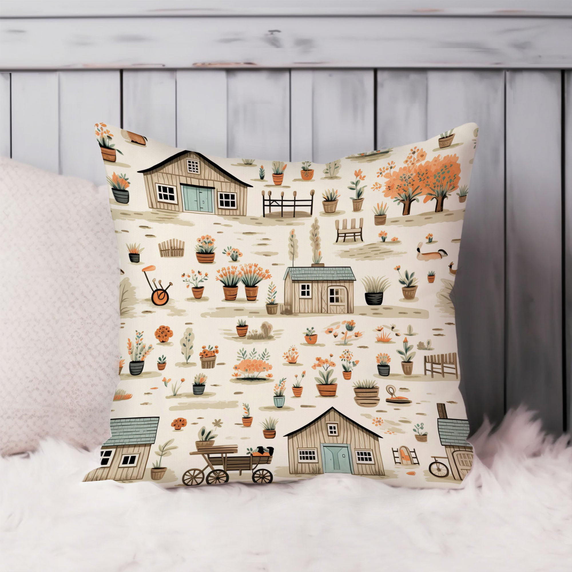 Ethan Taylor Landscape and Nature Rustic Farmhouse Pattern XVI ...