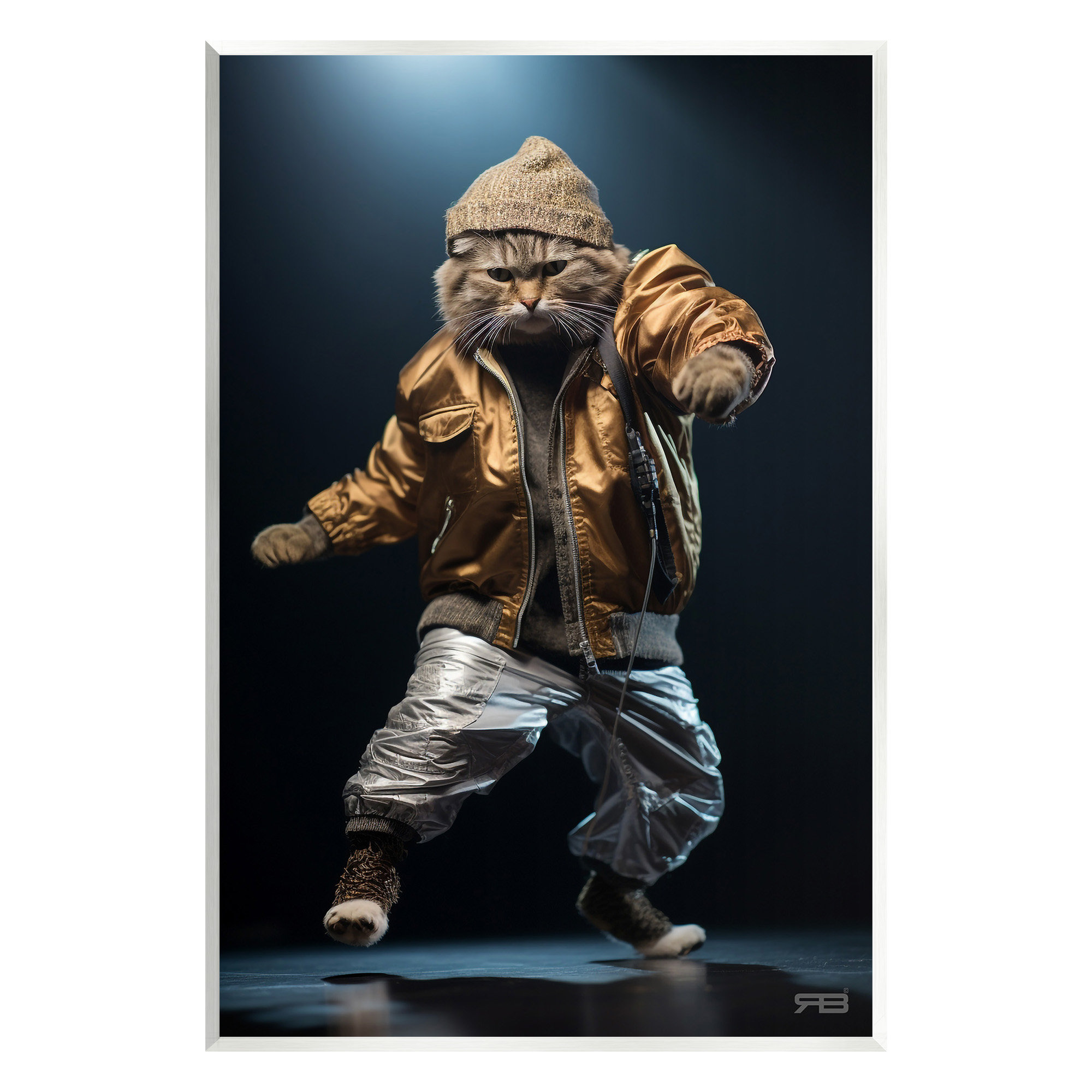 Winston Porter Urban Dancer Cat Wall Plaque Art by RB | Wayfair
