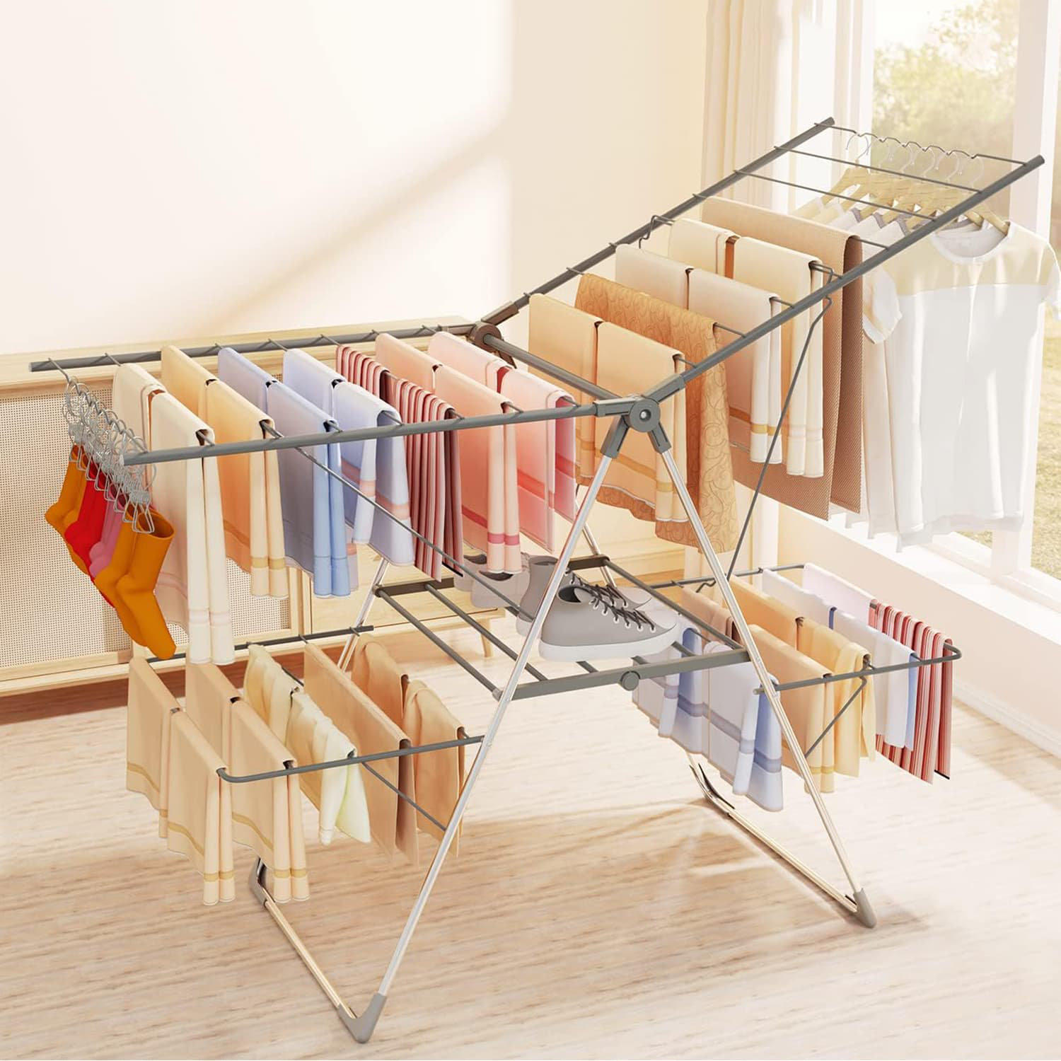 ISVIKA Stainless Steel Gullwing Drying Rack | Wayfair