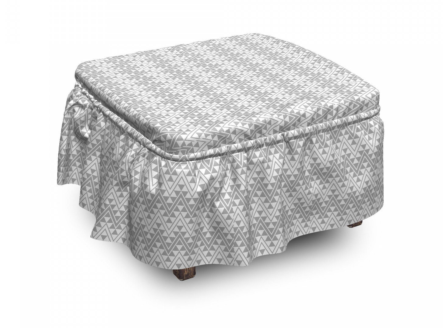 East Urban Home Aztec Ottoman Slipcover | Wayfair