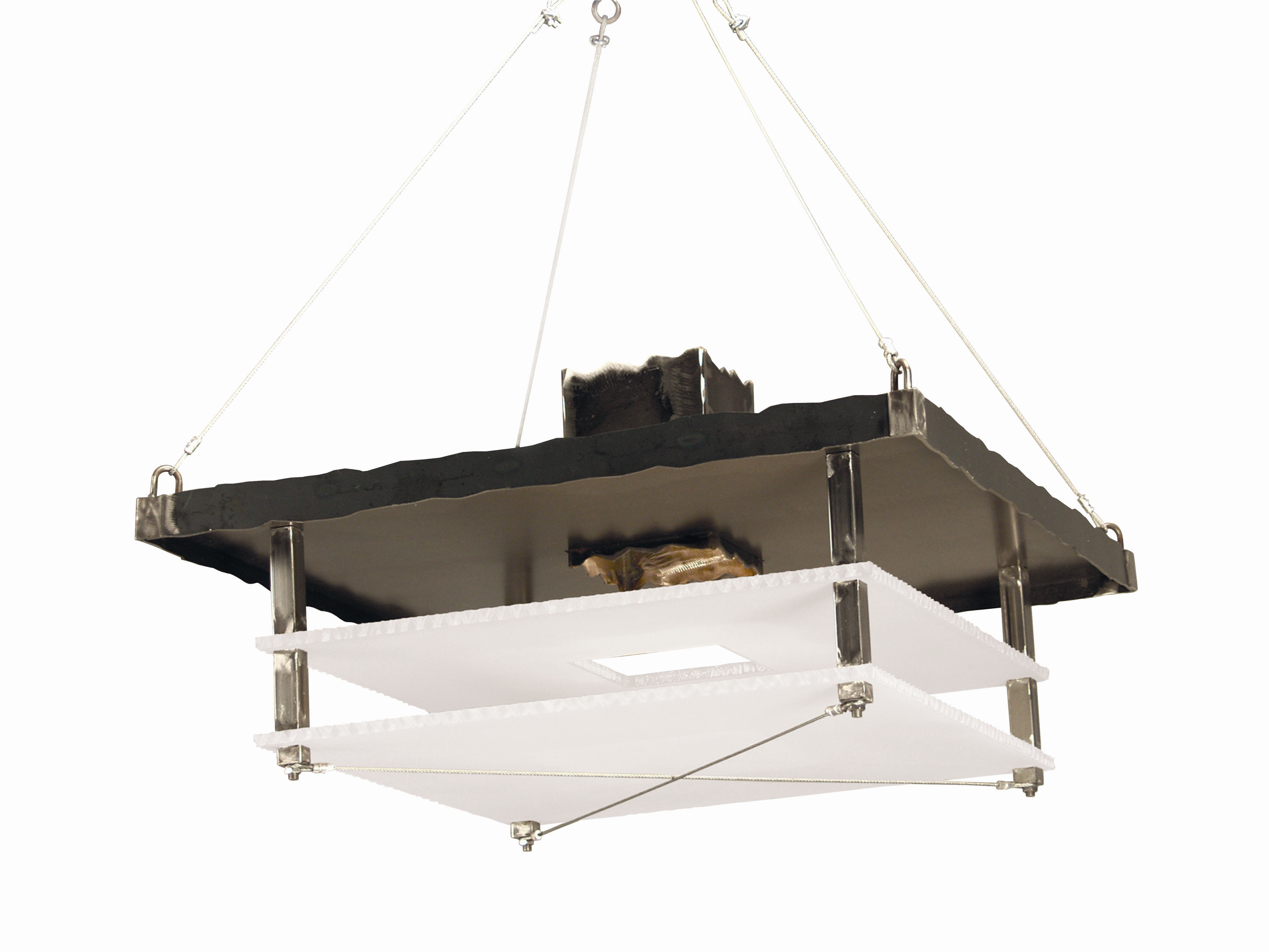 2nd Ave Lighting Metropolis 2-Light Square/Rectangle Pendant | Wayfair