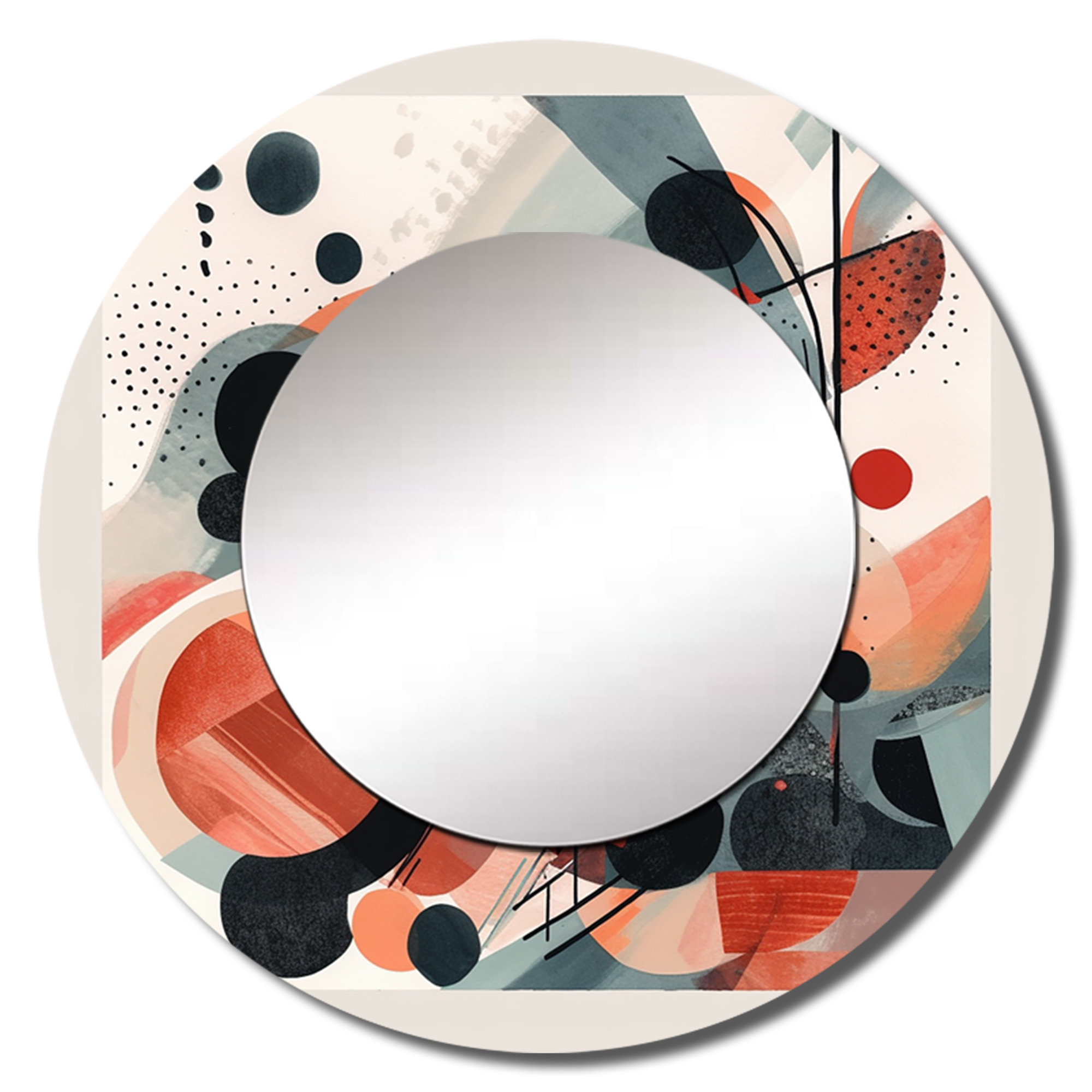 East Urban Home Quickman Red And Black Minamlism Intimacy I ...