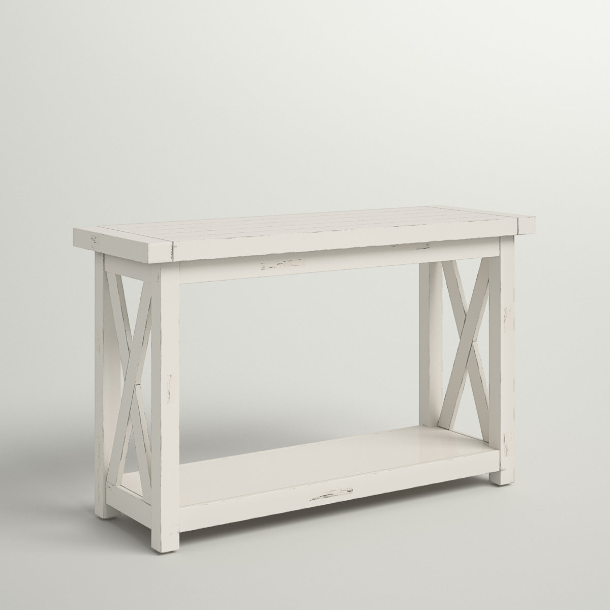 Sand & Stable™ Lana 48" Off-White Console Table & Reviews | Wayfair