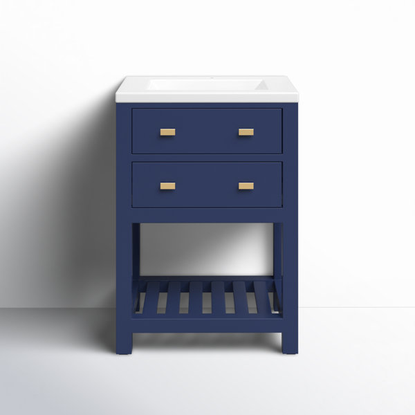 24 Inch Blue Bathroom Vanities You'll Love | Wayfair