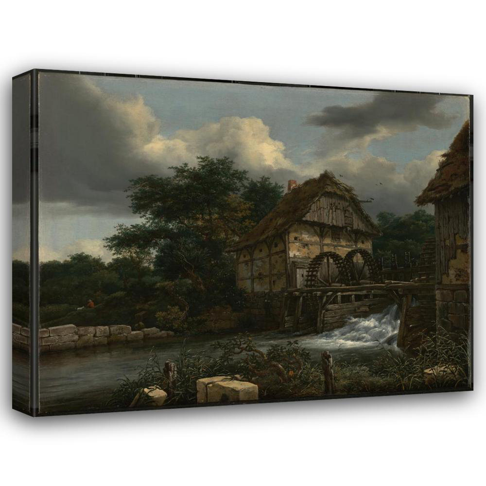 Lark Manor™ "Two Watermills and an Open Sluice" by Jacob Van Ruisdael ...