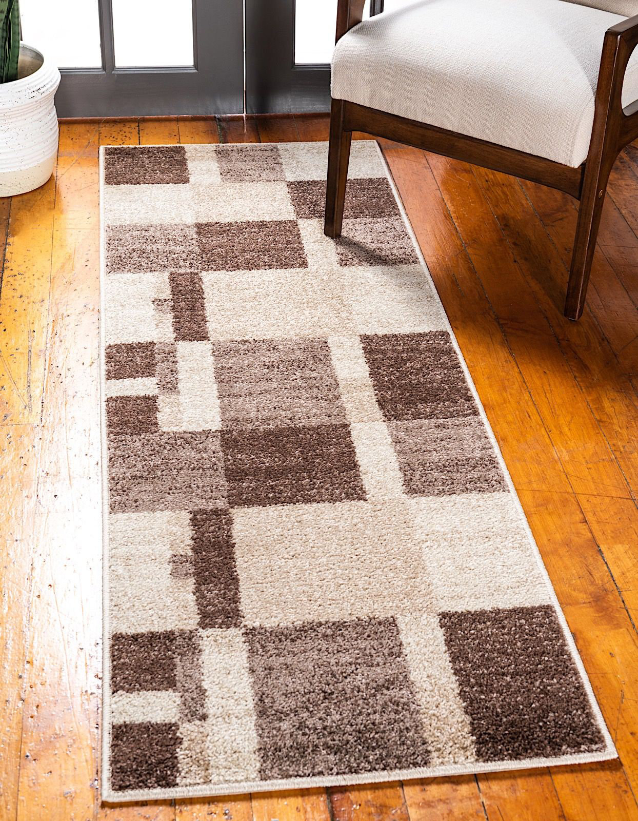 RugPal Harvest Geometric Brown Area Rug | Wayfair