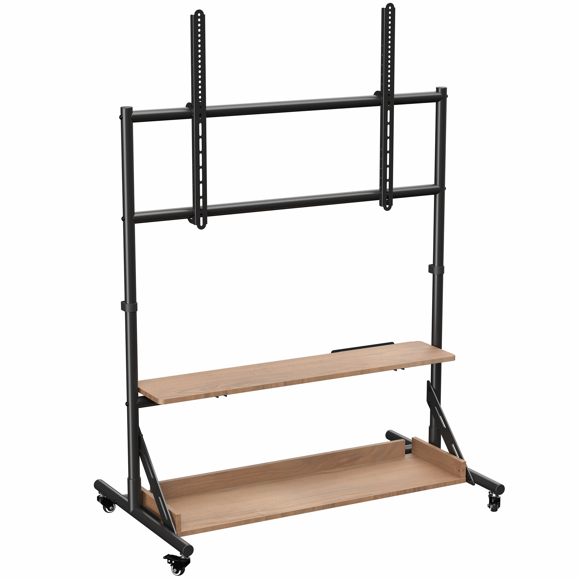 Vivo - 66115 Vivo Heavy Duty Mobile TV Cart For 55" To 100" Screens ...
