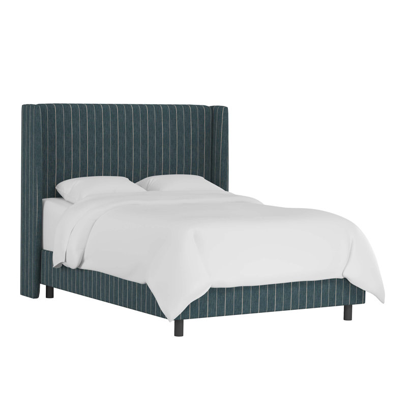 Joss & Main Tilly Upholstered Wingback Bed & Reviews | Wayfair