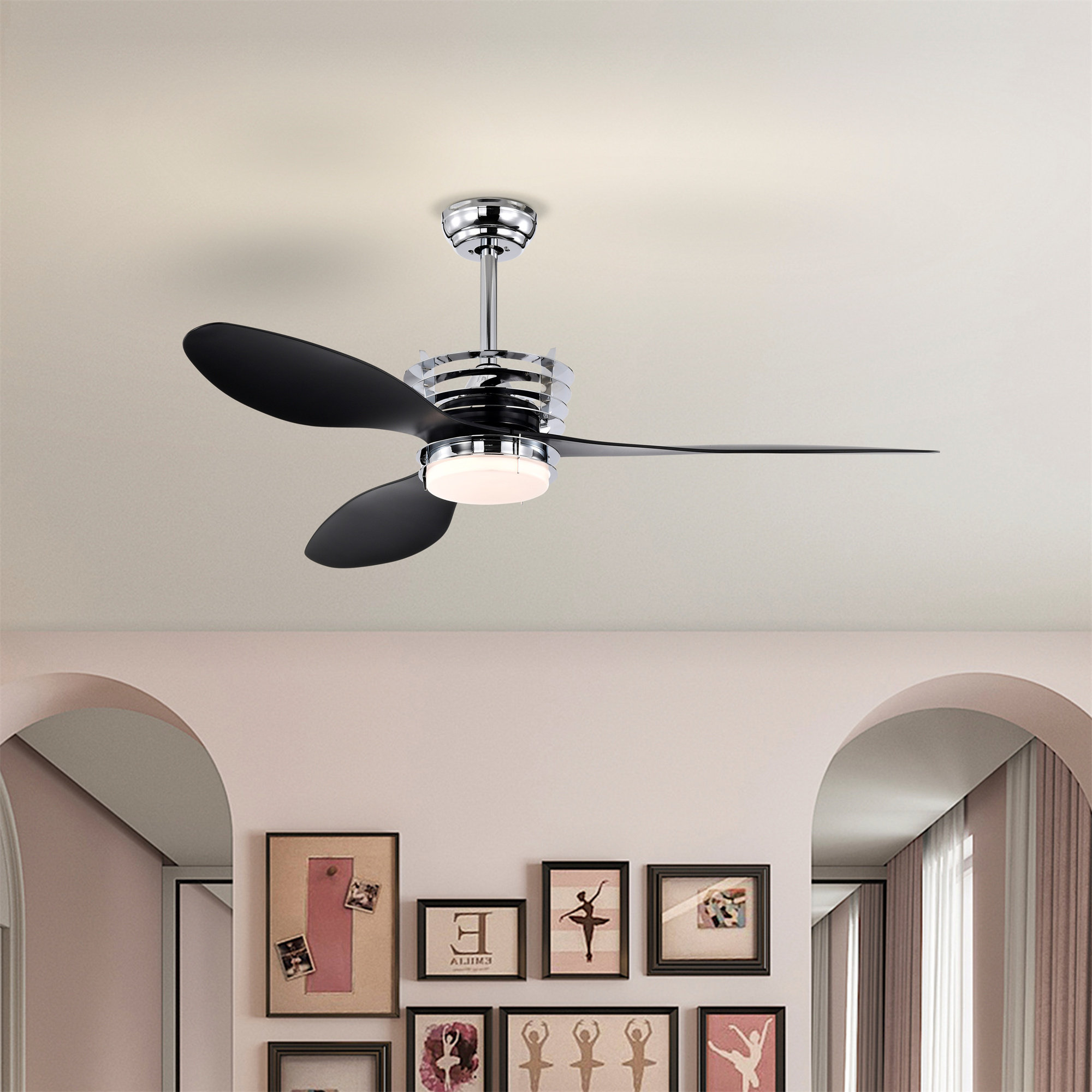 Ivy Bronx Fasheen Ceiling Fan with LED Lights | Wayfair