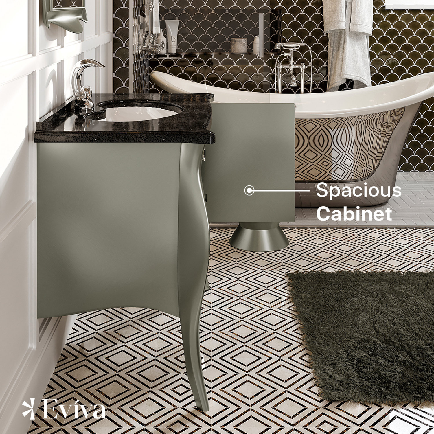 Eviva Glazzy 34" Single Bathroom Vanity Set | Wayfair