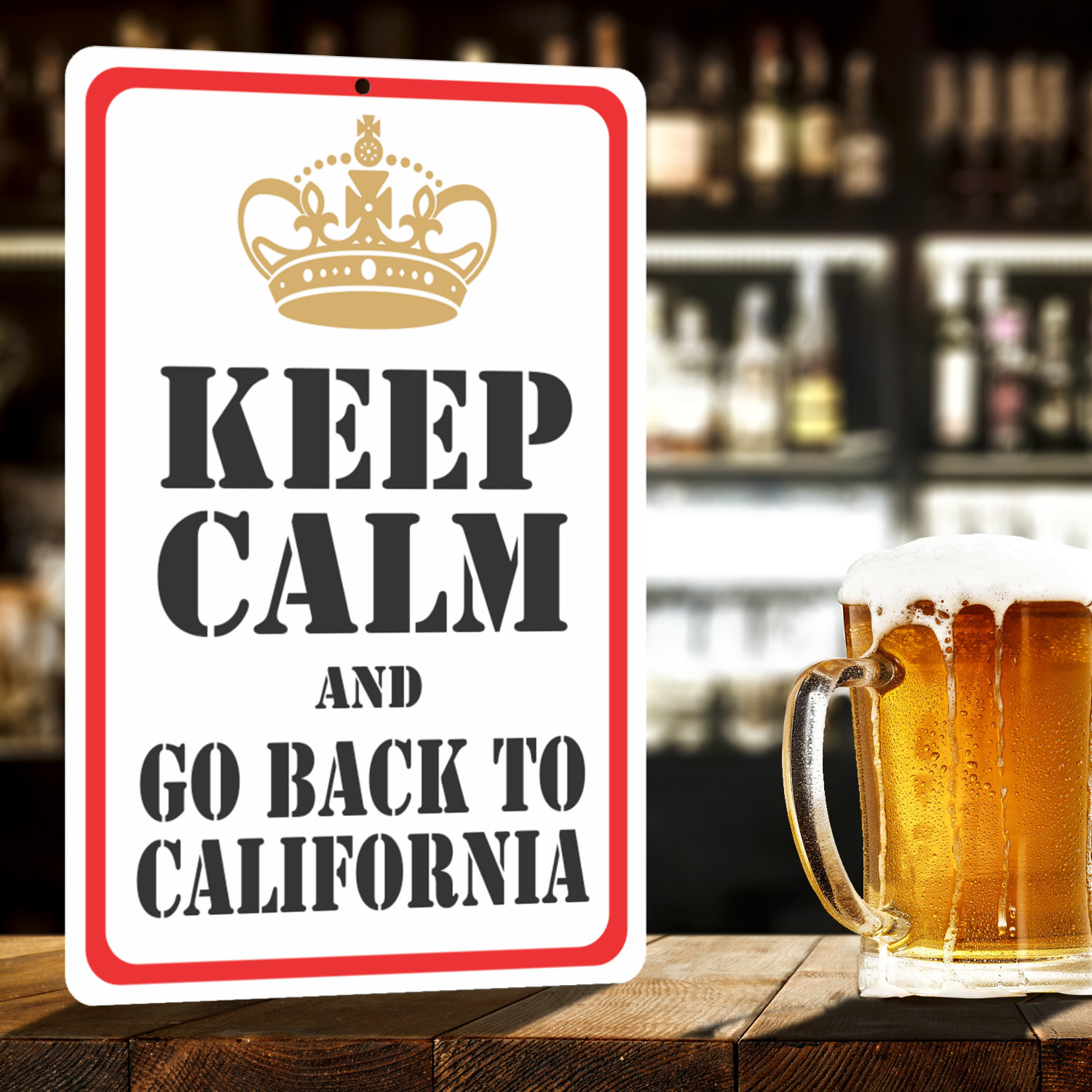 ATX CUSTOM SIGNS Funny Keep Calm Sign | Wayfair