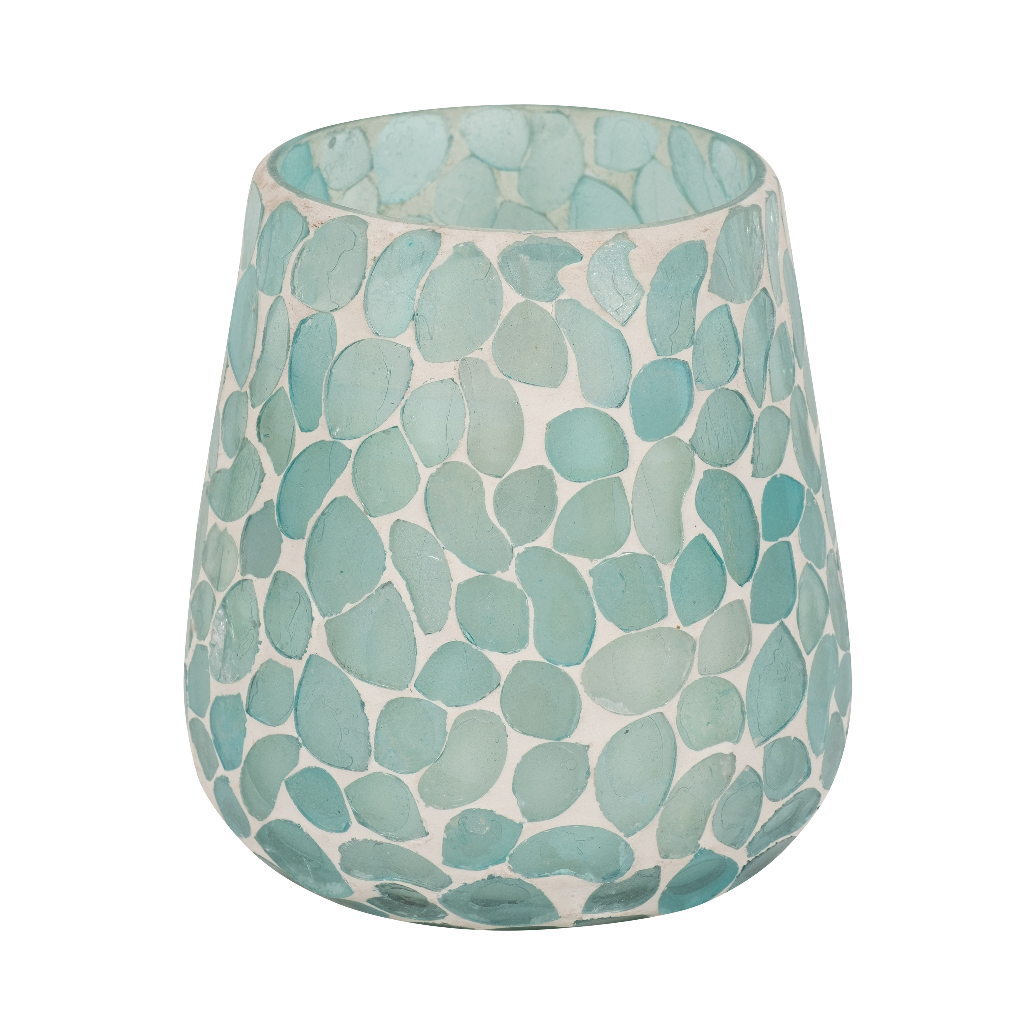 Ivy Bronx Glass, 5" 18 Oz Mosaic Scented Candle | Wayfair