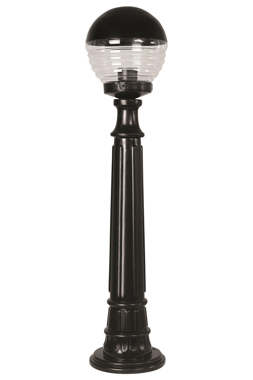 East Urban Home Black 1 -Light 35'' H Hardwired Lamp Post (Full) | Wayfair