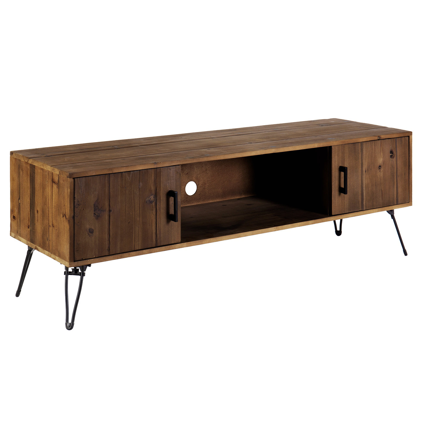 17 Stories Shamarra Solid Wood 60.05'' W Storage Credenza | Wayfair