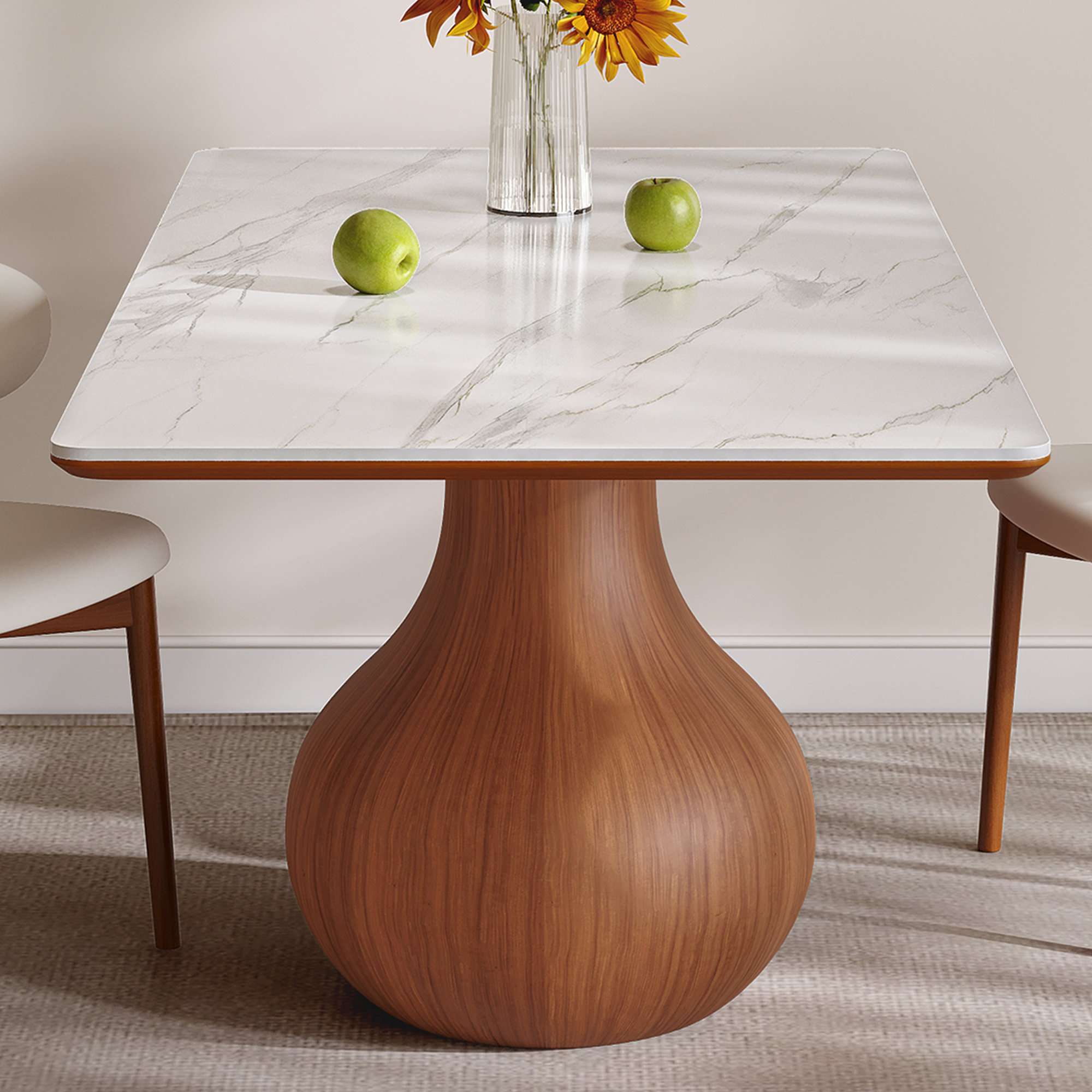 Brayden Studio® Farmhouse Dining Table Kitchen Table Family Party ...