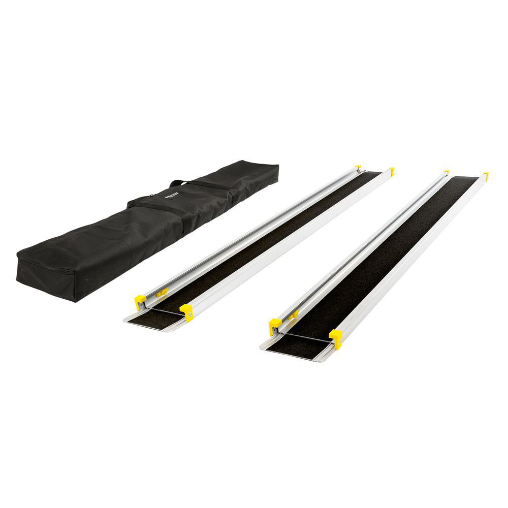 Silver Spring Telescoping Wheelchair Track Ramps With Storage Bag | Wayfair