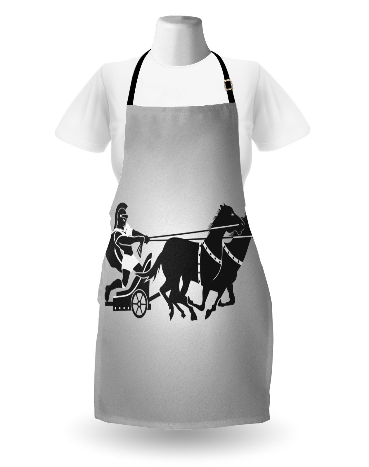East Urban Home Retro Apron Unisex, Chariot Gladiator, Adult Size ...