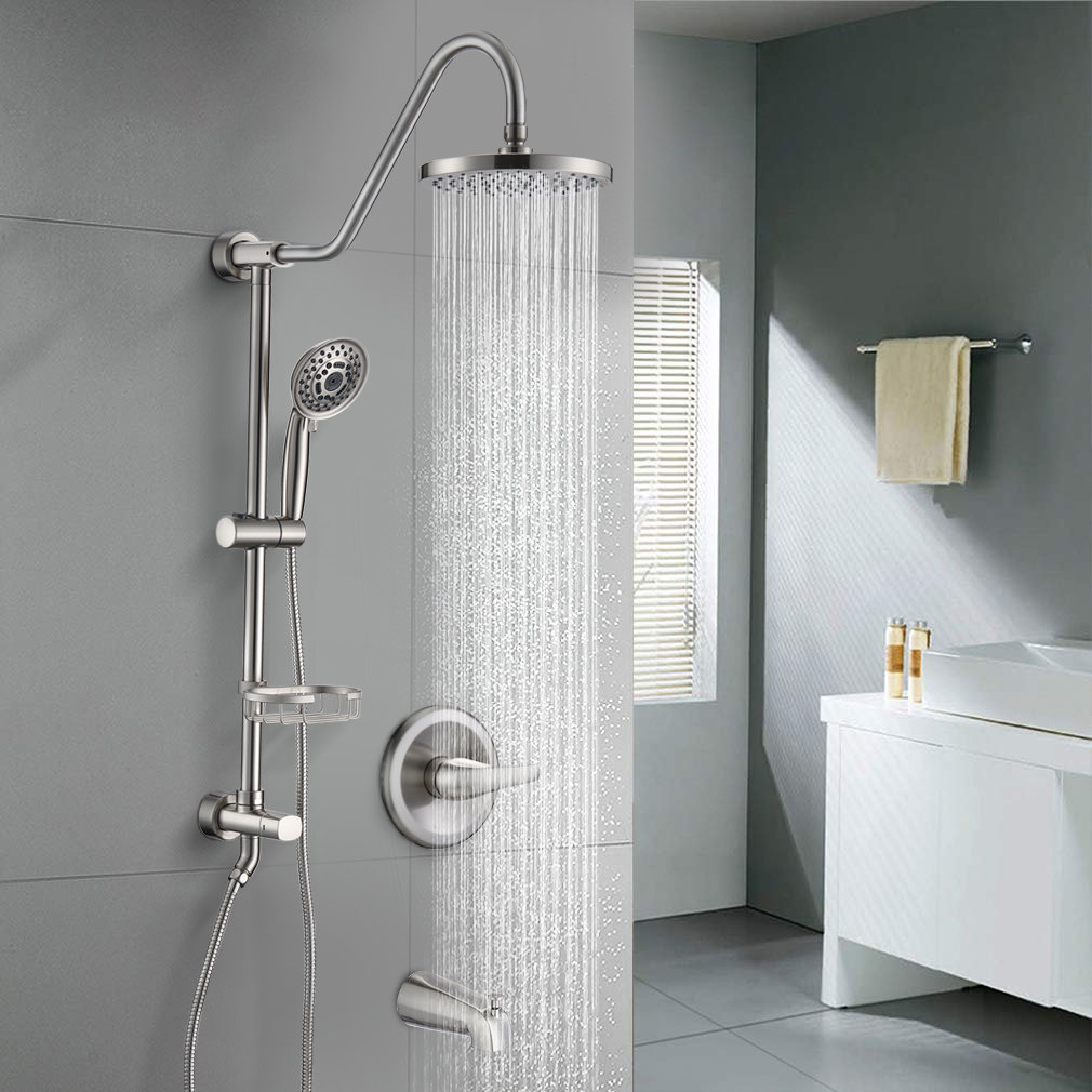 Pdpbath Tub & Shower Faucet with Rough in-Valve | Wayfair