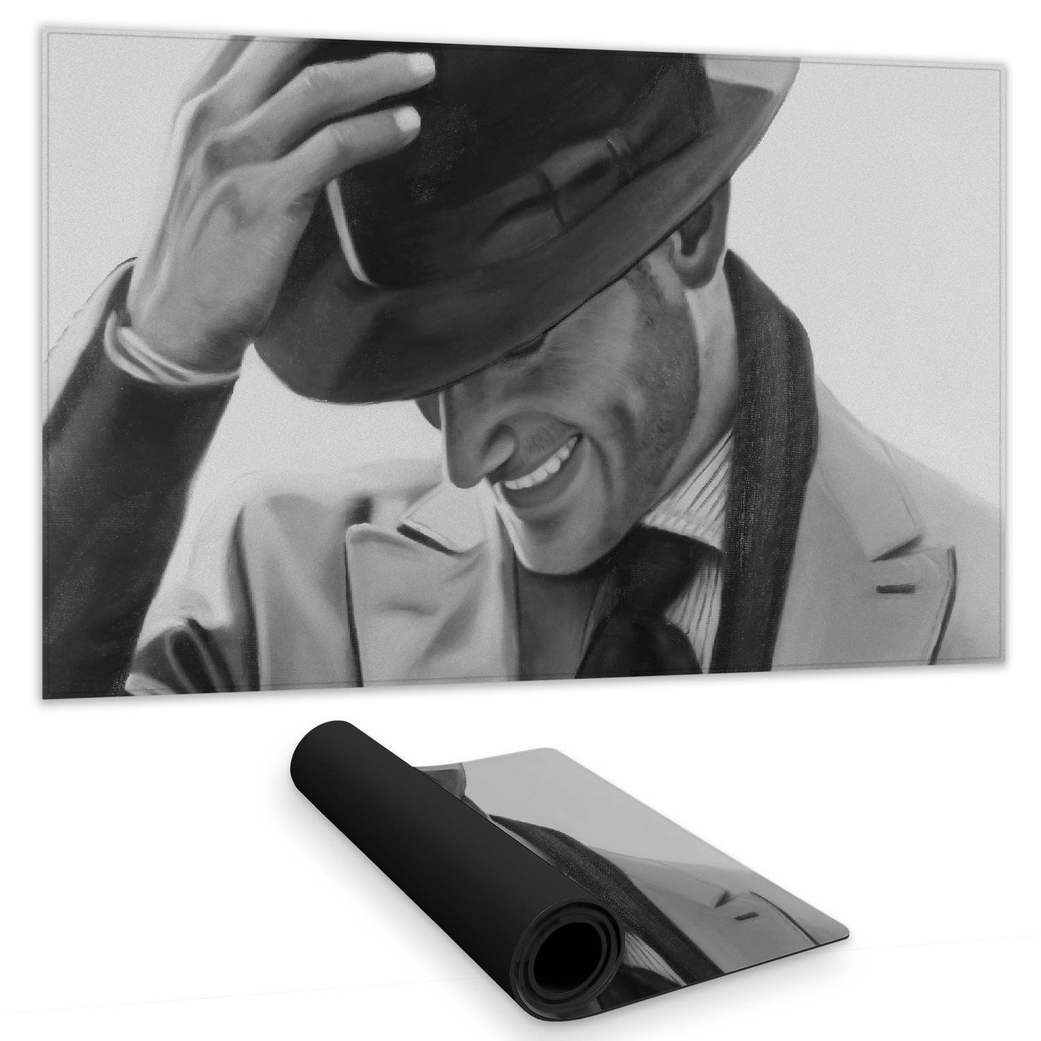 Winston Porter Well-dressed Man Bedroom White Clothes Desk Mat | Home ...