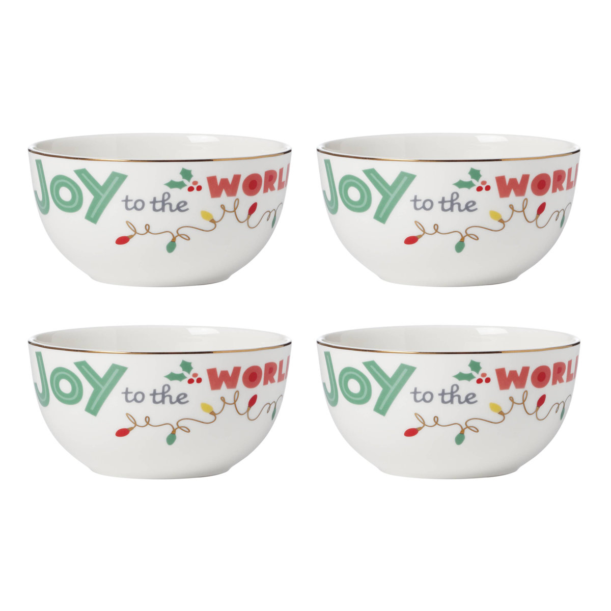 Lenox SNOOPYS CHRISTMAS Snoopy Christmas 12-Piece Dessert Set & Reviews ...