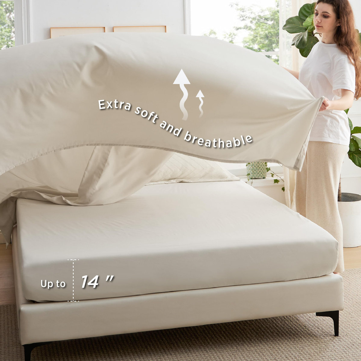 Bedsure Folding Crease Jacquard Comforter Set | Wayfair