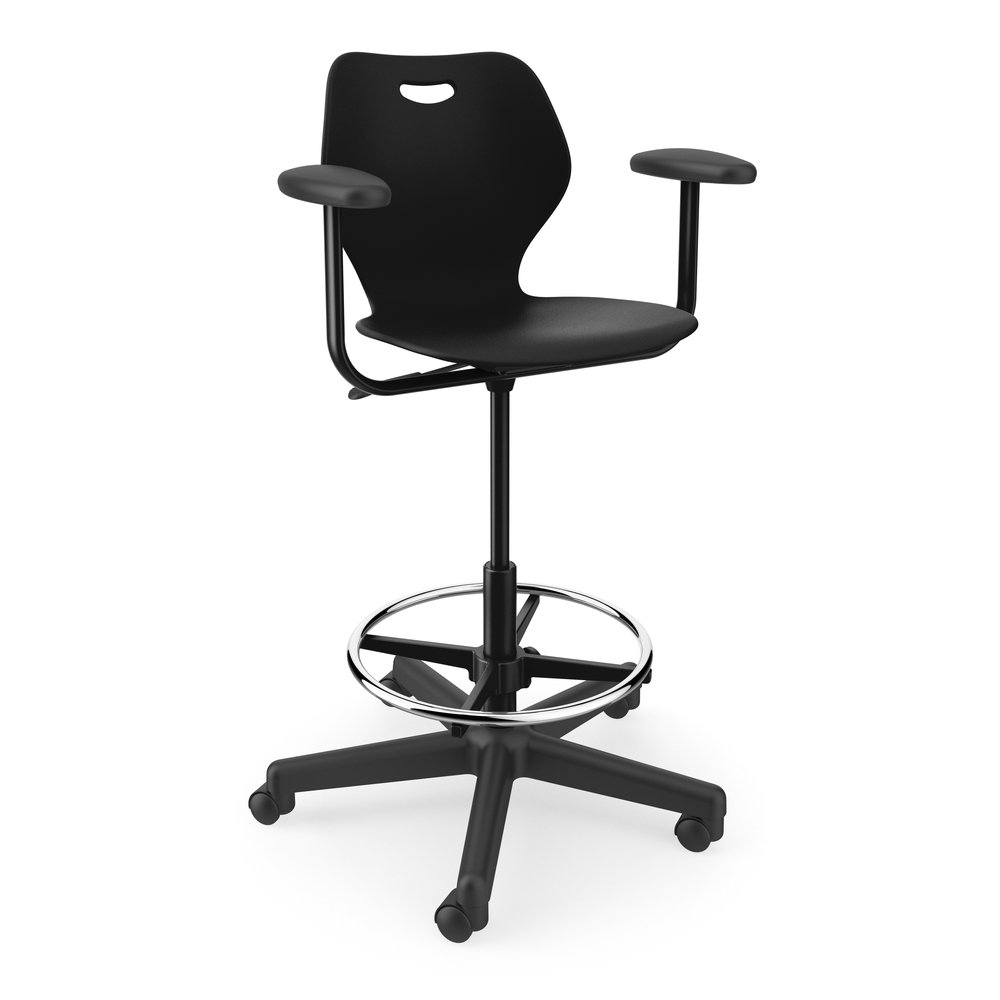 KI Furniture Intellect Wave Task Stool | Wayfair