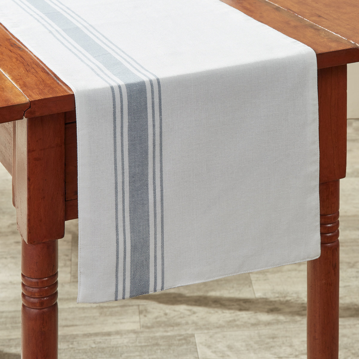 Ebern Designs Leshara Runner Striped Backed Table Runner | Wayfair
