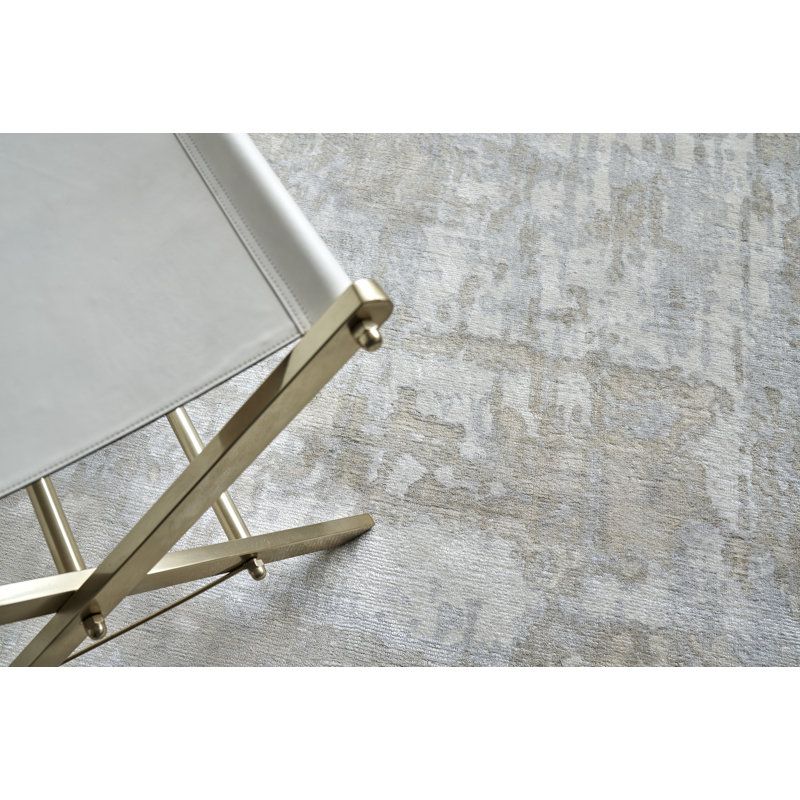 Exquisite Rugs Murano Handmade Ivory/Silver/Gold Area Rug & Reviews ...