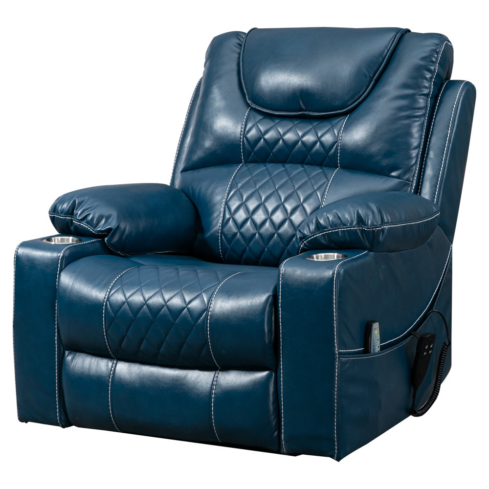 Red Barrel Studio Dual Motor Power Lift Chair Recliner Chair with ...