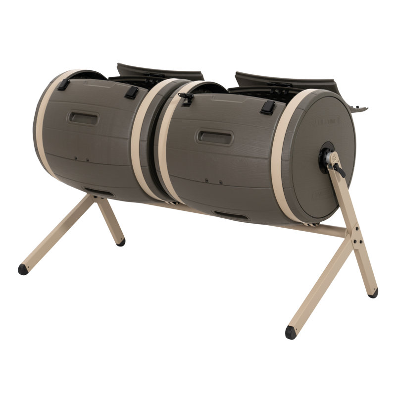 Lifetime Composters Double Bin Rotating Composter & Reviews | Wayfair.co.uk