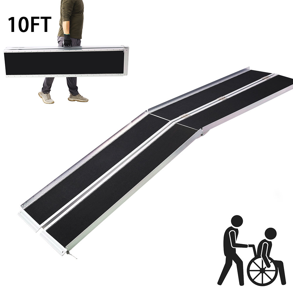 iYofe Non Skid Wheelchair Ramp, Threshold Ramp With An Applied Slip ...