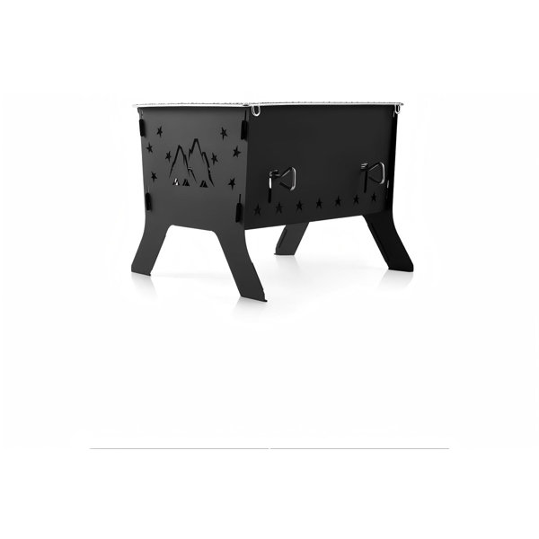 YIXIAOSHANGMAO Portable Foldable Camping Charcoal Grill, Backpacking ...