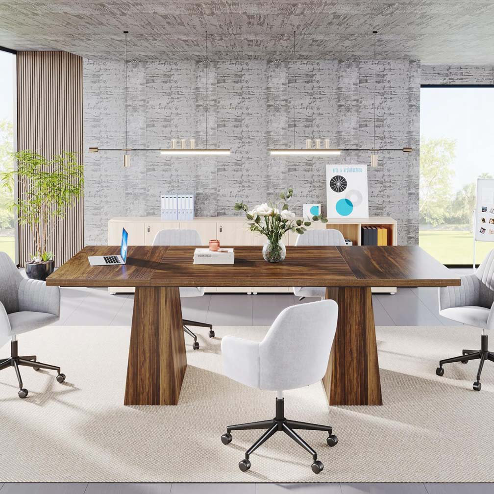 Loon Peak 63" Rectangular Dining Table for 4–6 People,Kitchen Table ...