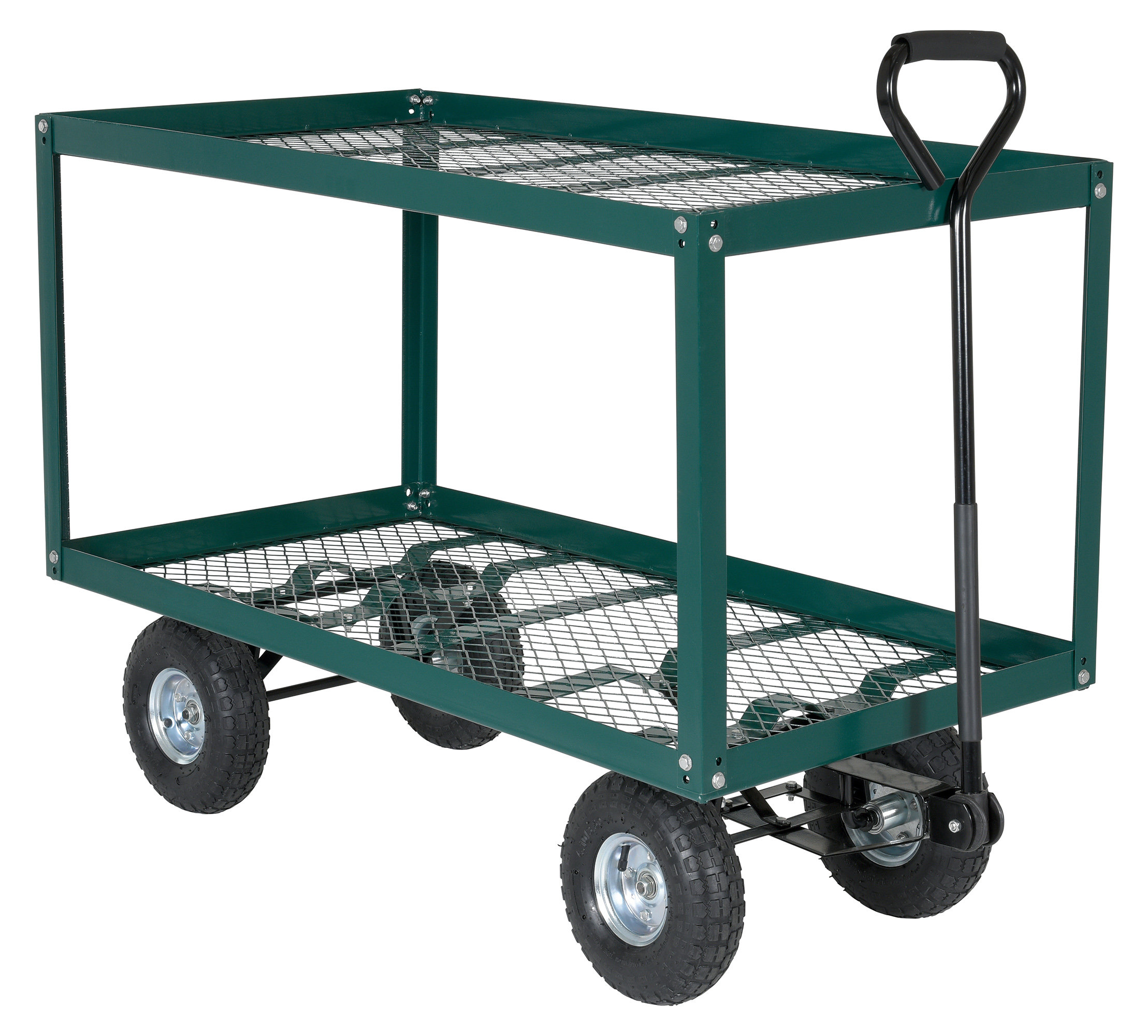 Vestil 300 lbs Two Shelf Landscape Utility Cart | Wayfair