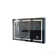 Ning 47 Inch Bathroom Wall Cabinet Matte Black Medicine Cabinet With ...