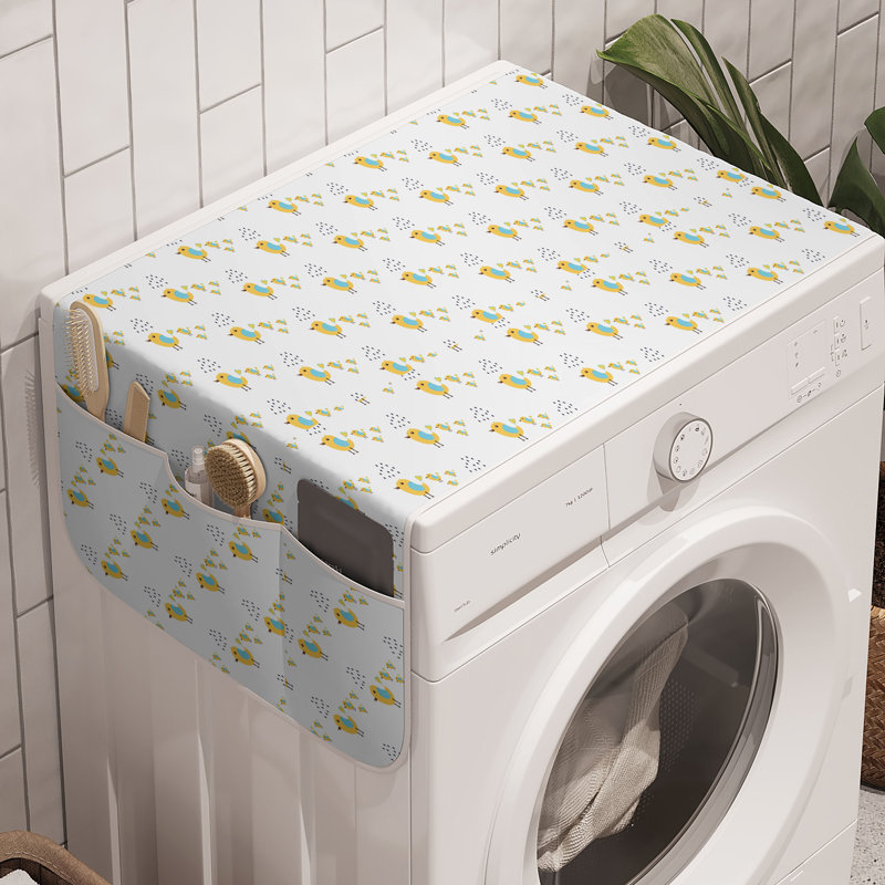 Ambesonne Chicken Washing Machine Organizer Pack of 2 47" x 18.5" | Wayfair