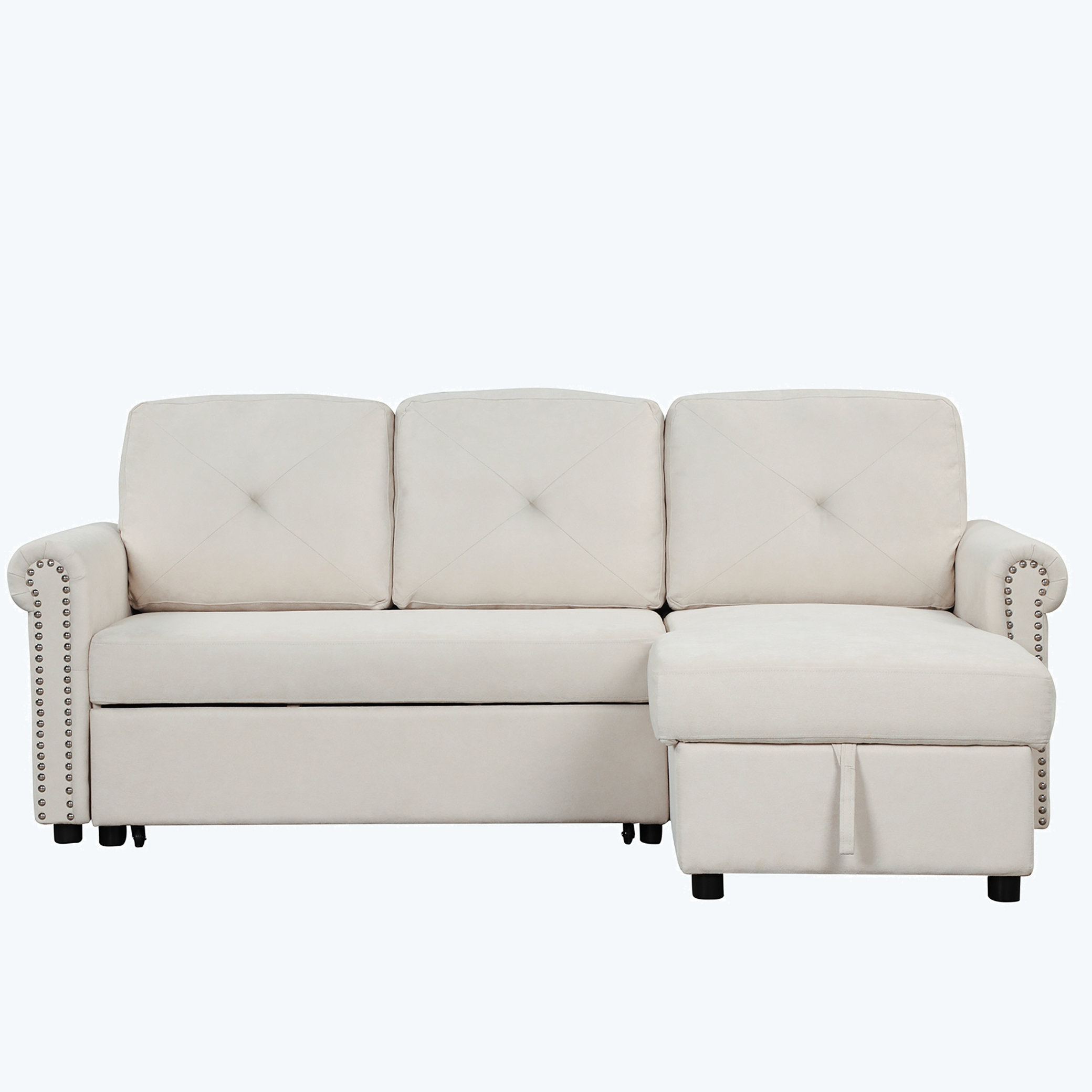 Latitude Run® Pull Out Couch Sleeper Sofa bed Convertible Sofa ...