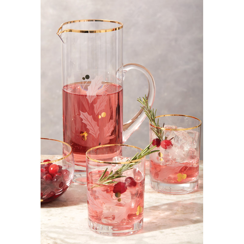 Lenox Holiday Gold 4-Piece Glassware Set & Reviews | Wayfair