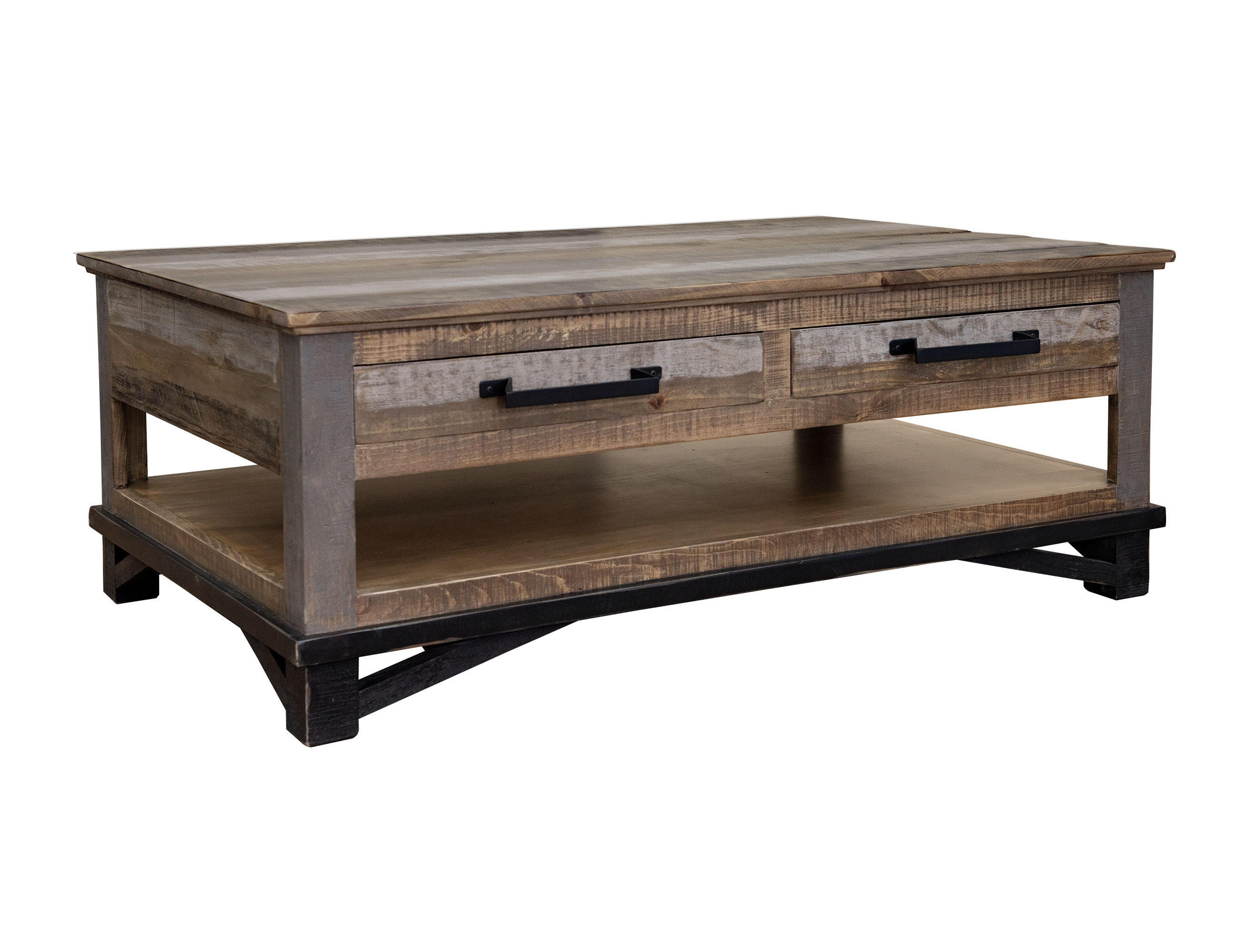 Birch Lane™ Katalina Solid Wood Coffee Table with Storage | Wayfair